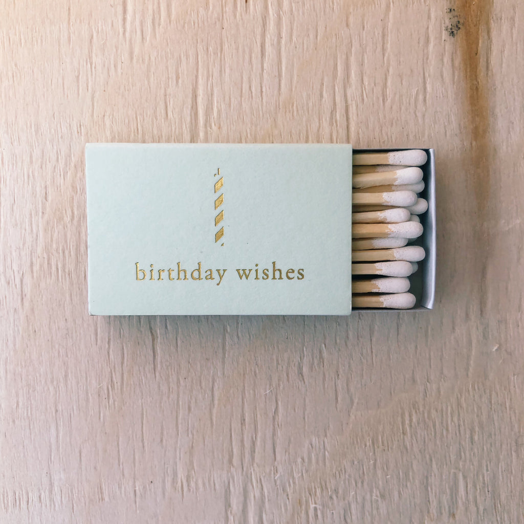 Mini Gold Foil Stamped Matchboxes – Nomad Home Co.