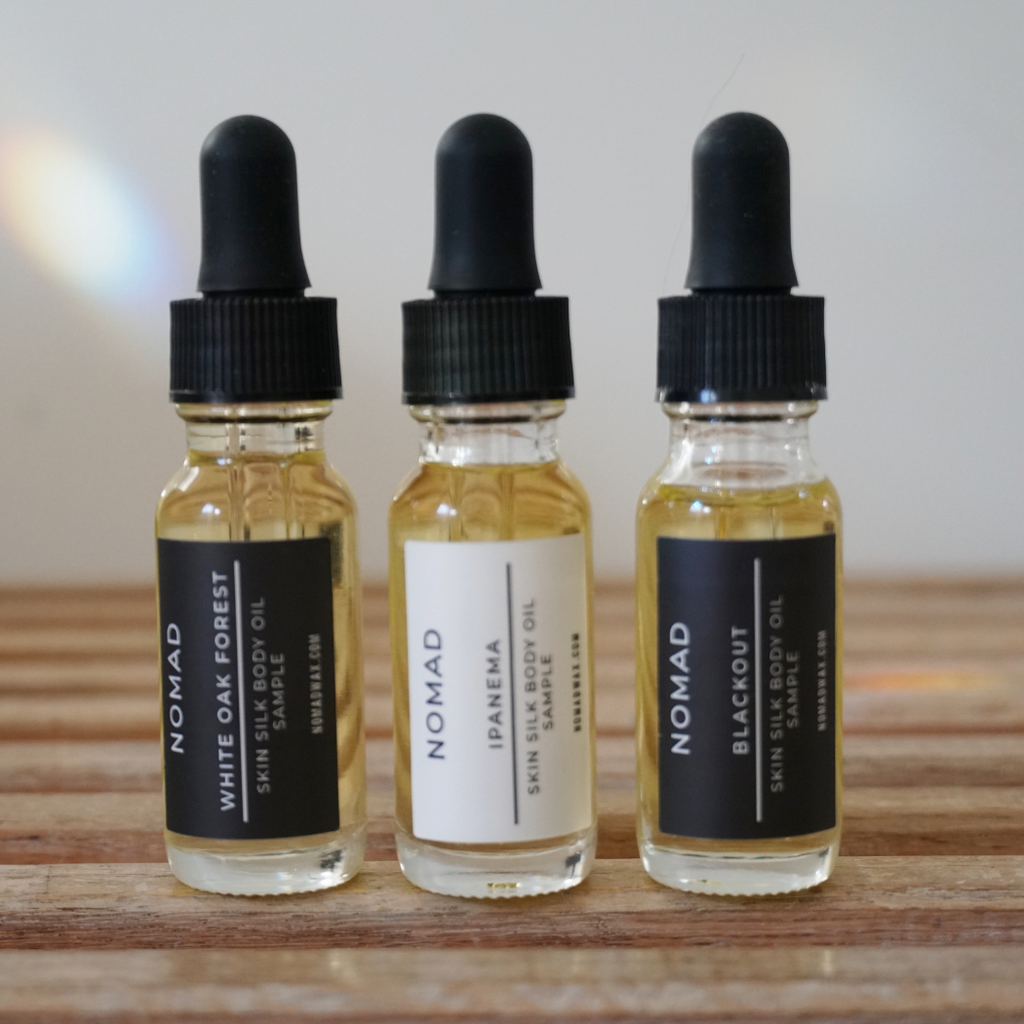 Skin Silk Body Oil Samples – Nomad Home Co.